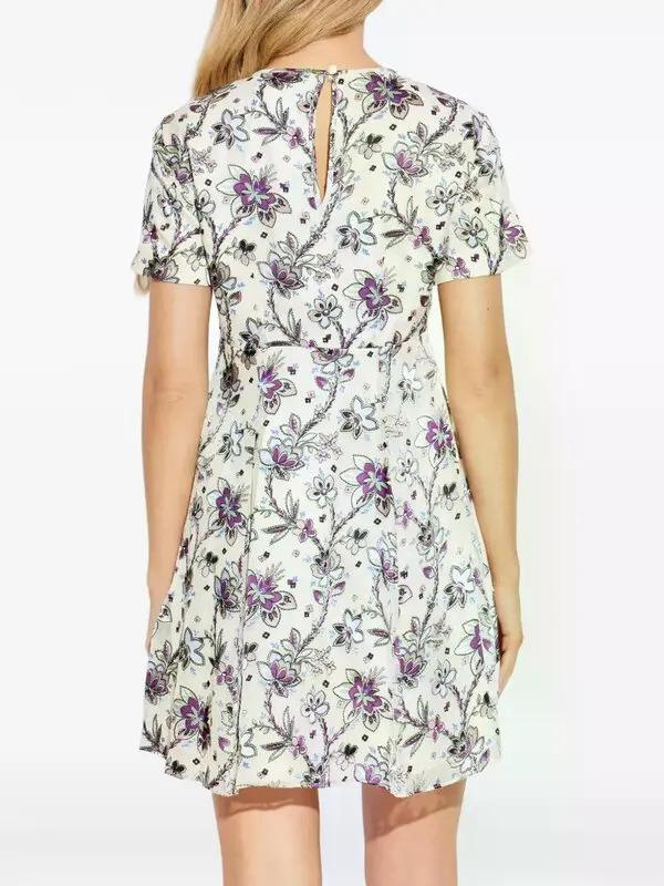Kate Spade New York Floral Print Short-sleeve Dress