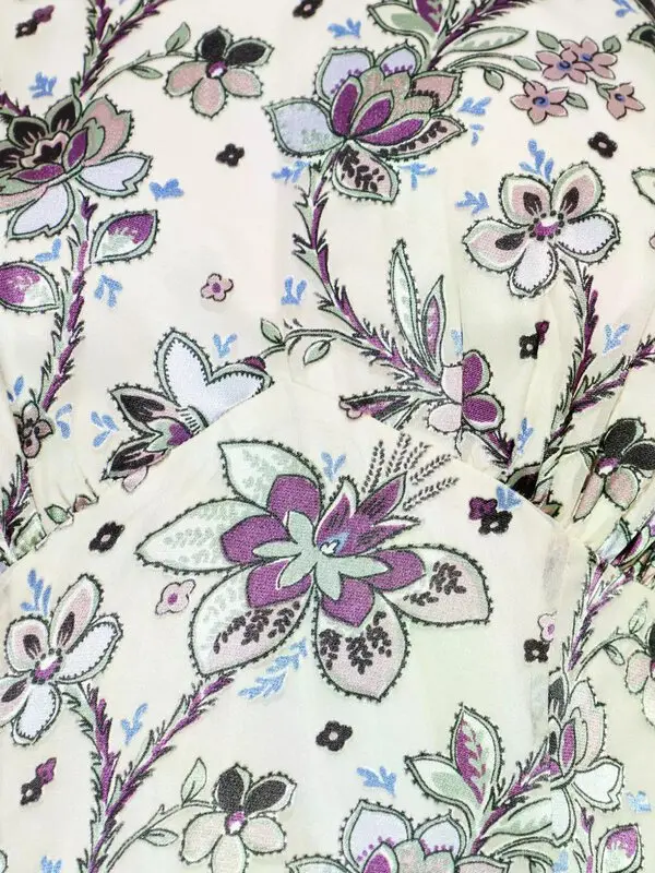 Kate Spade New York Floral Print Short-sleeve Dress