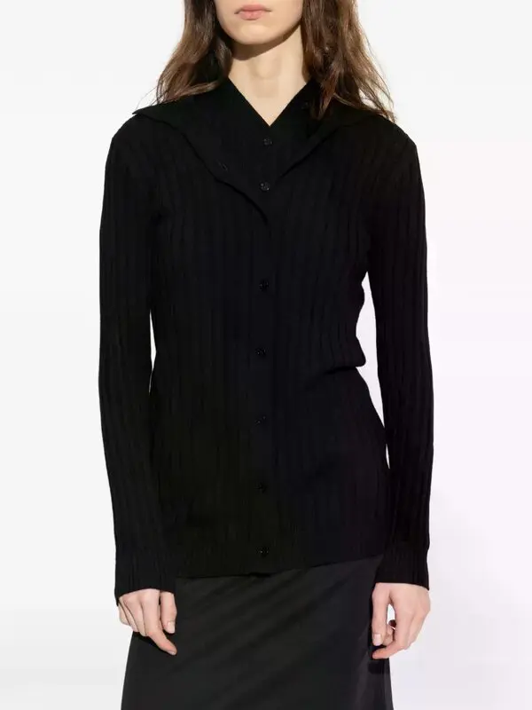 IRO PARIS Ribbed Buttoned Cardigan