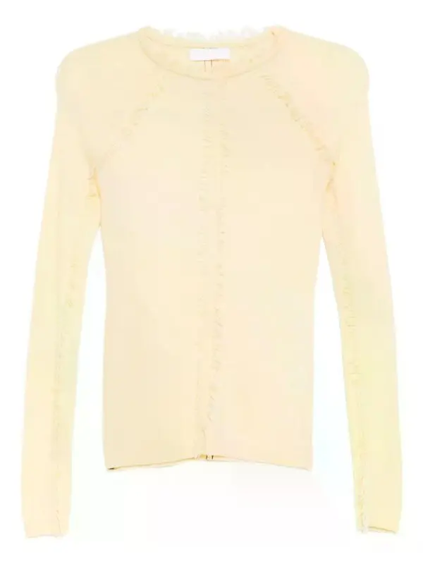 CUDDLEUP Cashmere Top - Yellow