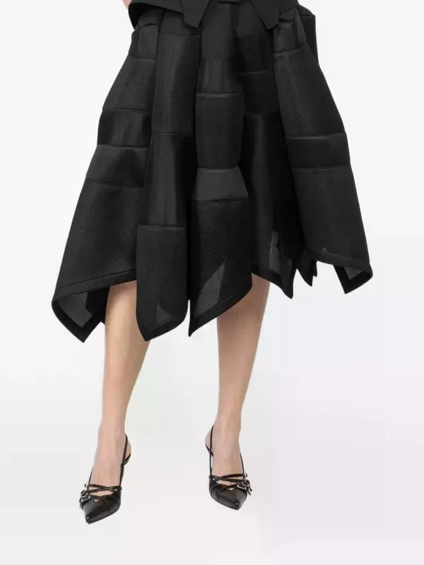 SHIRO SAKAI Panelled Midi Skirt