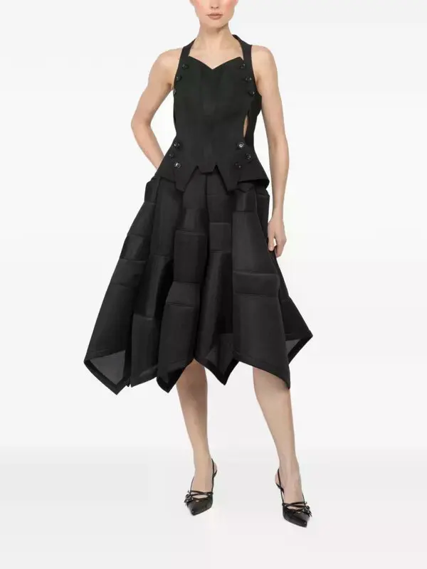 SHIRO SAKAI Panelled Midi Skirt