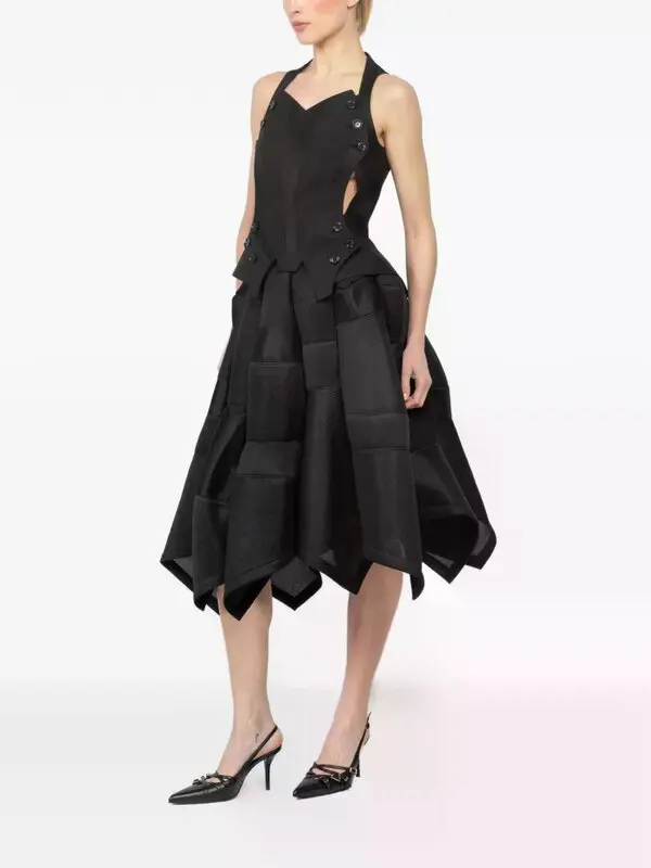 SHIRO SAKAI Panelled Midi Skirt