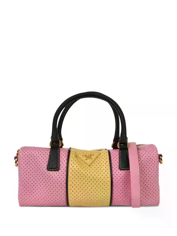 Prada 2010s Perforated Tote Bag