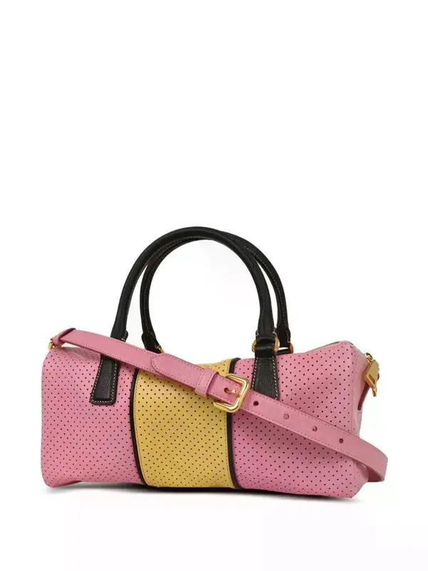 Prada 2010s Perforated Tote Bag