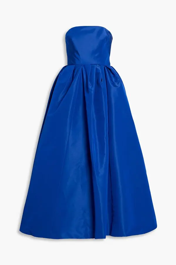 Carolina Herrera Strapless Silk-faille Gown