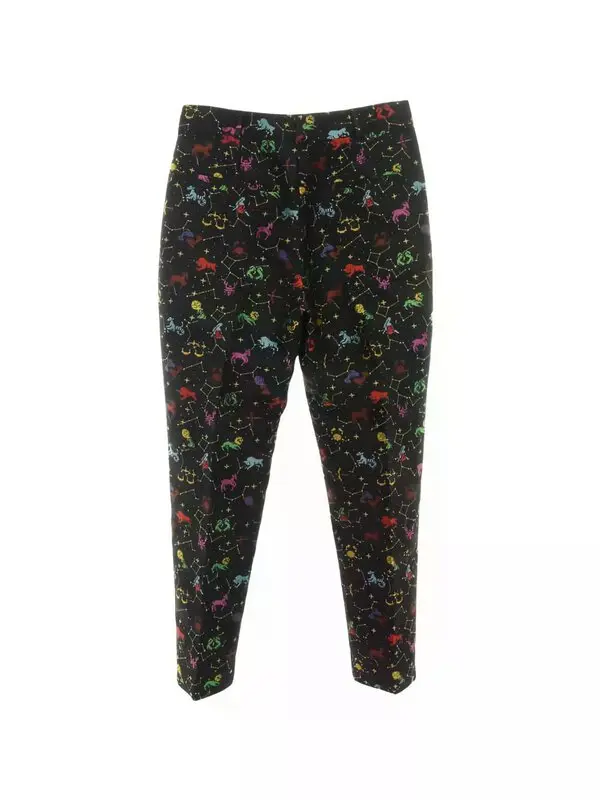 Dior Patterned Cropped Trousers