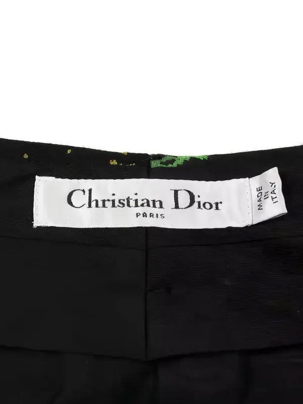 Dior Patterned Cropped Trousers