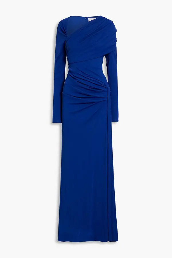 Carolina Herrera Ruched Stretch-jersey Gown
