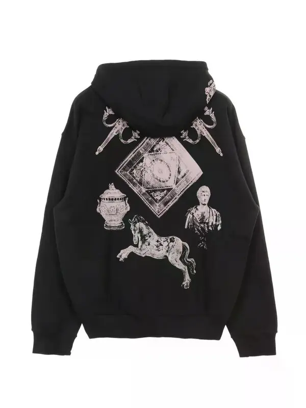 Givenchy Back-print Zip-up Hoodie
