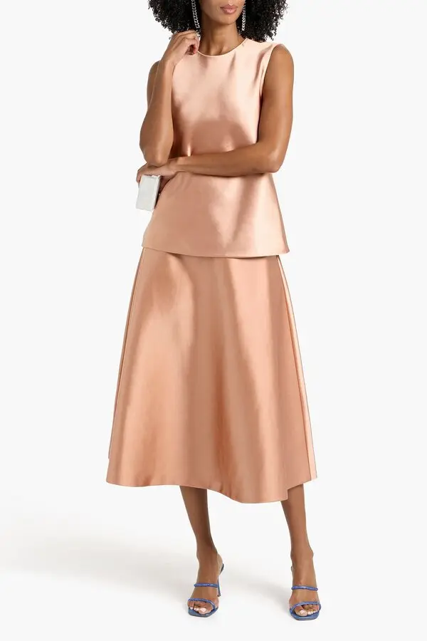 Carolina Herrera Satin Top - Blush