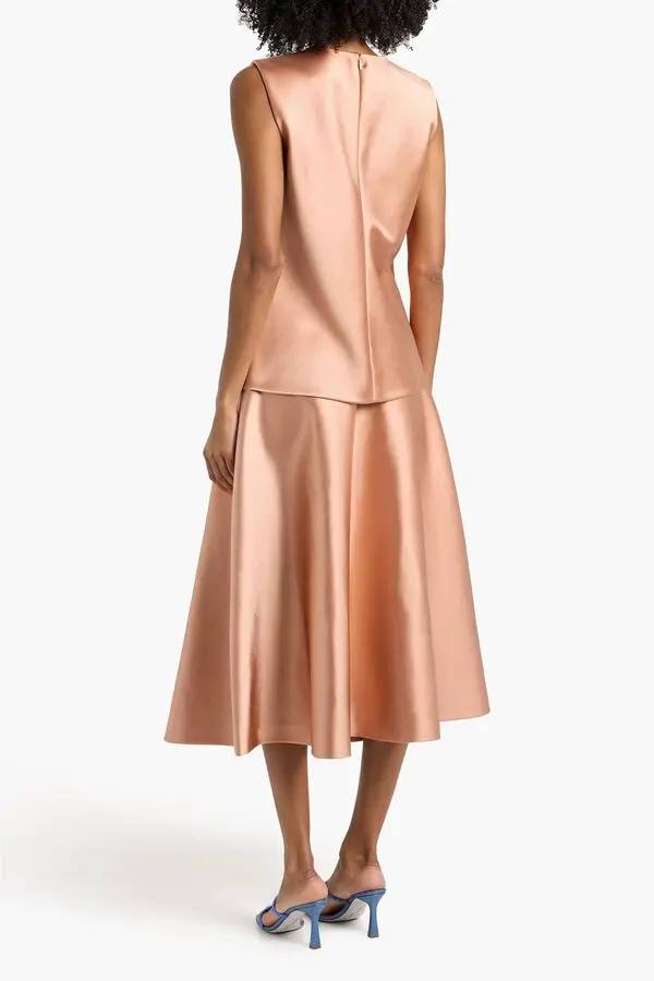 Carolina Herrera Satin Top - Blush
