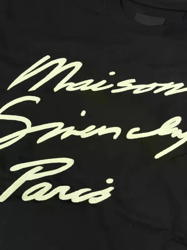 Givenchy 2020s Embroidered T-shirt - Black