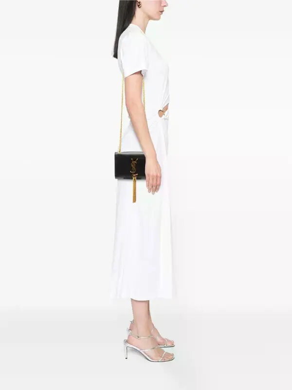 Saint Laurent Monogram Kate Tassel Crossbody Bag - Black