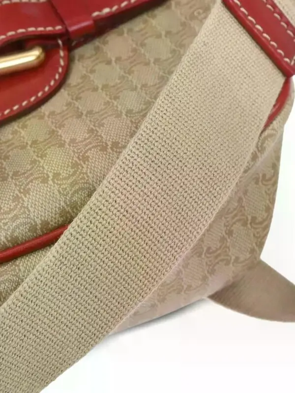 Celine 1990-2000s Macadam-patterned Cross Body Bag
