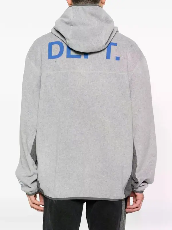 GALLERY DEPT. Logo Print Fleece Hoodie