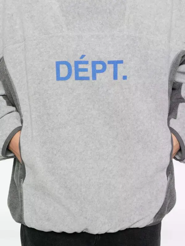 GALLERY DEPT. Logo Print Fleece Hoodie