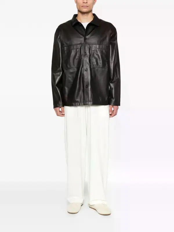 Emporio Armani Buttoned Flap-pocket Overshirt