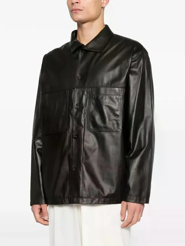 Emporio Armani Buttoned Flap-pocket Overshirt