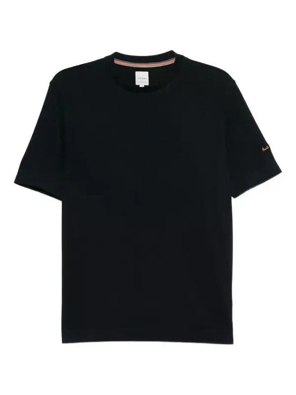 Paul Smith Integrated-rib T-shirt - Blue