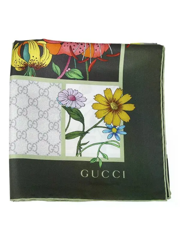 Gucci Floral-print Scarf