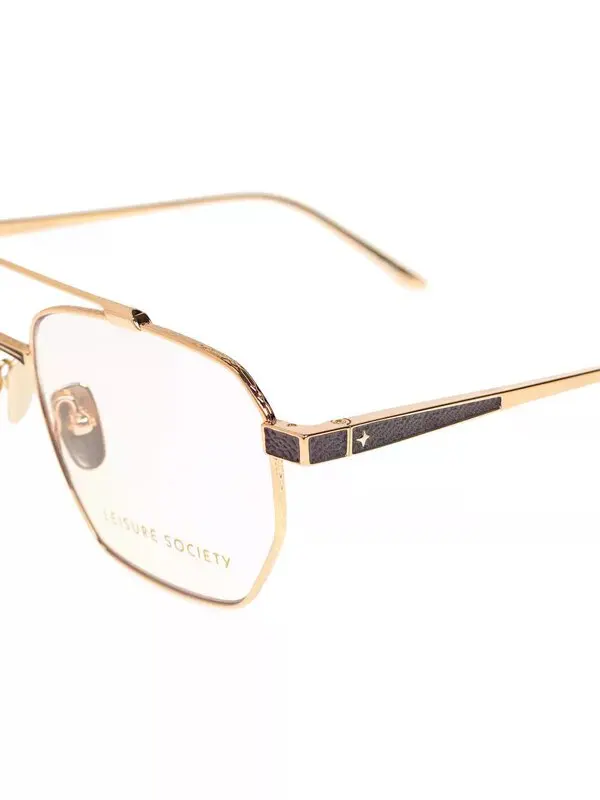 LEISURE SOCIETY Prism Browline Glasses