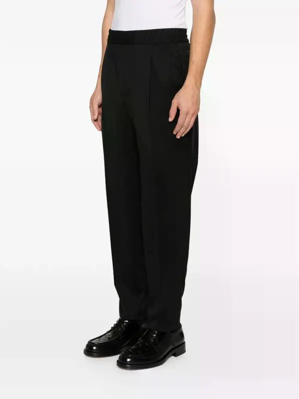 Zegna Pleated Trousers - Black