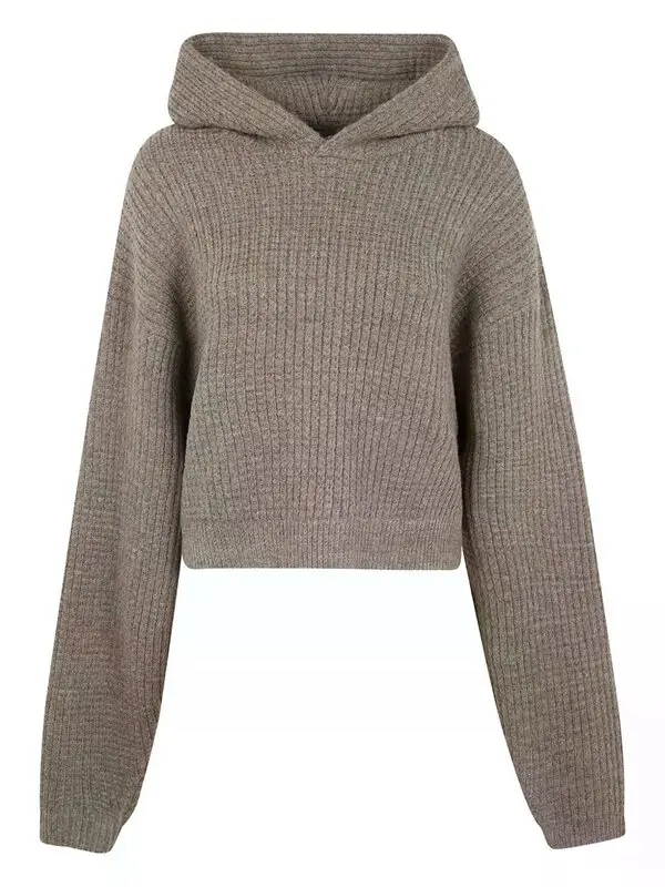 Fear Of God Waffle-knit Hoodie - Neutrals