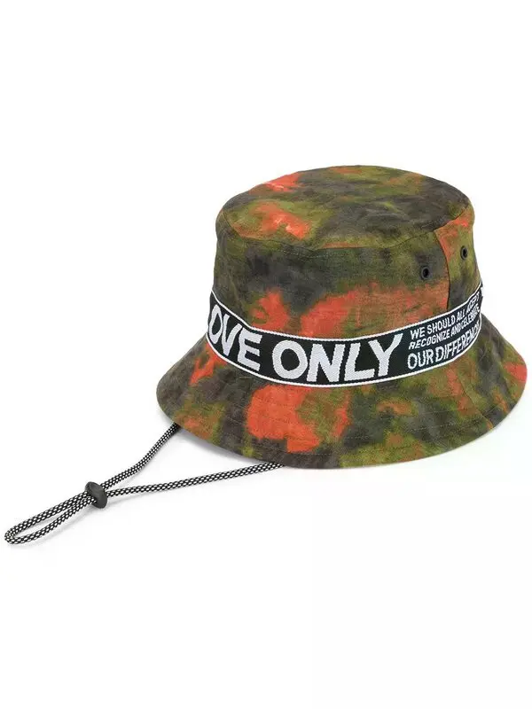 PORTS V Love Only Bucket Hat - Green