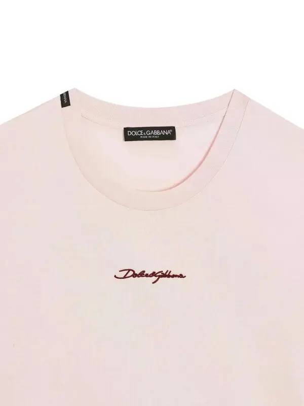 Dolce & Gabbana Logo T-shirt - Pink