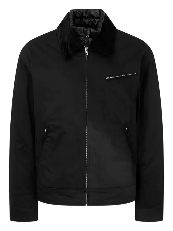 STUDIO TOMBOY Padded Jacket With Corduroy Collar
