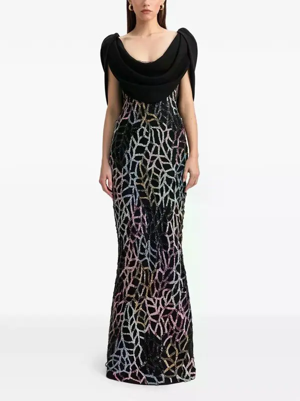GEMY MAALOUF Sequin-embellished Dress