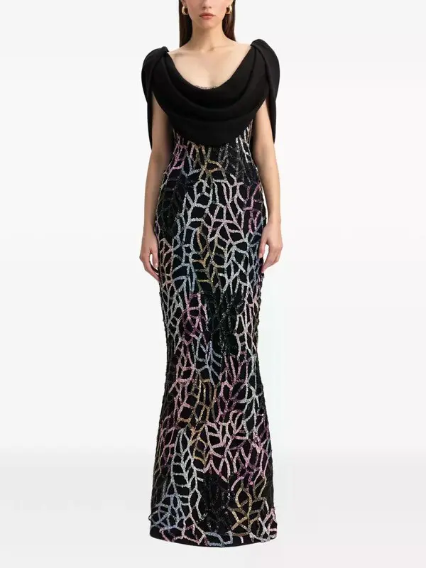 GEMY MAALOUF Sequin-embellished Dress