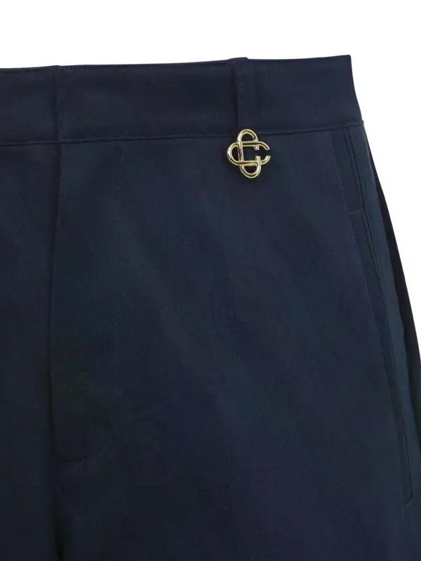 Casablanca Monogram-pattern Charm Trousers