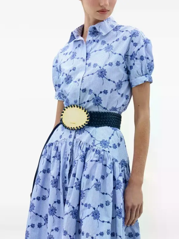 Silvia Tcherassi Ileana Embroidered-floral Blouse