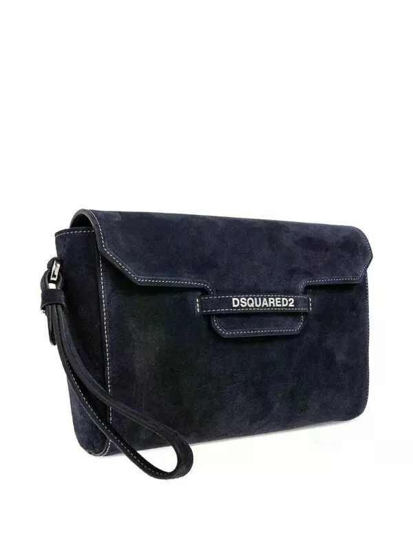 Dsquared2 Suede Clutch Bag
