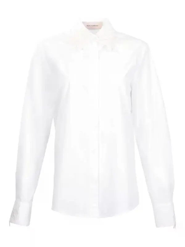 Silvia Tcherassi Naroa Floral-detail Shirt - White