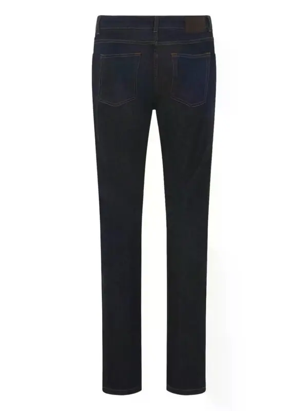 Etro Logo-embroidered Five-pocket Jeans