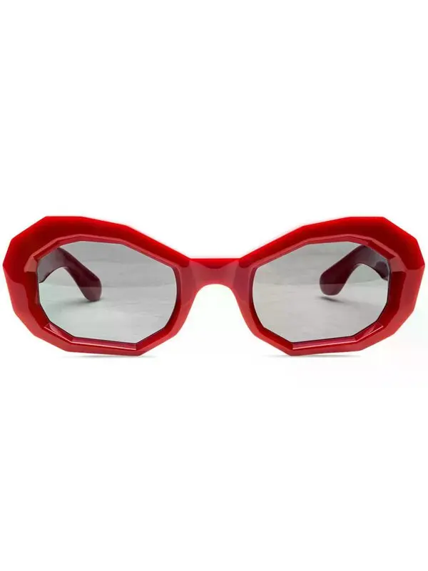 Amiri Honeycomb Sunglasses - Red