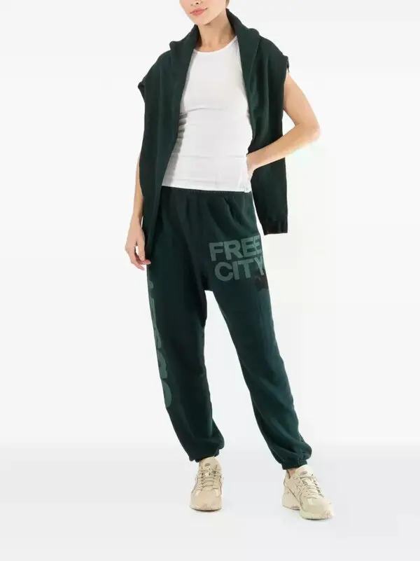 FREECITY Logo-print Track Pants
