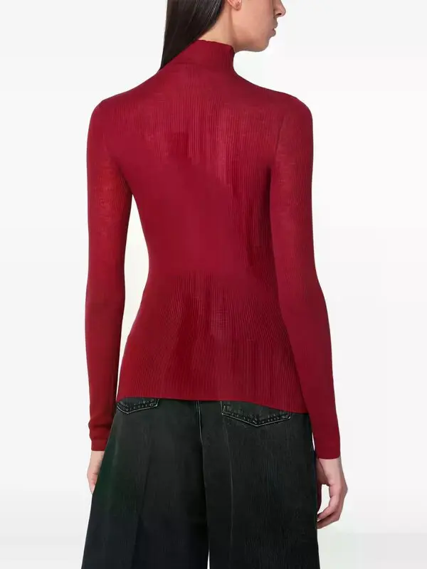6397 Turtleneck Sweater - Red