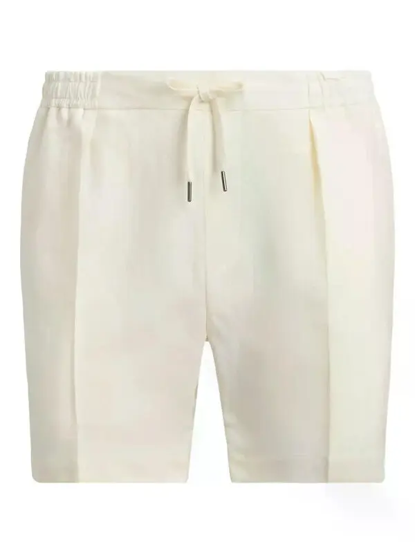 Ralph Lauren Purple Label Pleated Drawstring Shorts