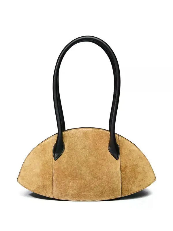 Nina Ricci Le Bal Suede Shoulder Bag - Neutrals