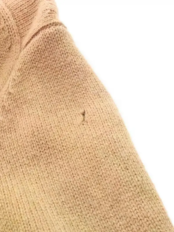 Burberry Patterned-trim Cashmere Sweater
