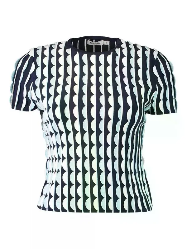 Simkhai Kendra Patterned T-shirt