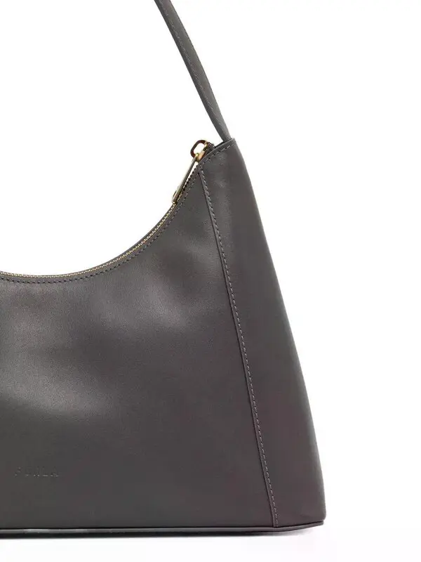 Furla Diamante S Logo Zip Tote Bag - Grey