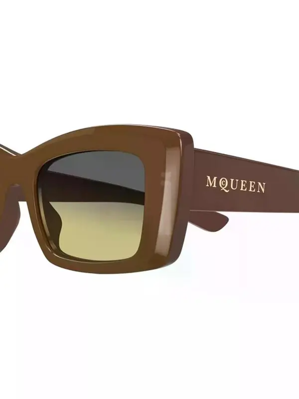 Alexander McQueen Rectangle-frame Sunglasses