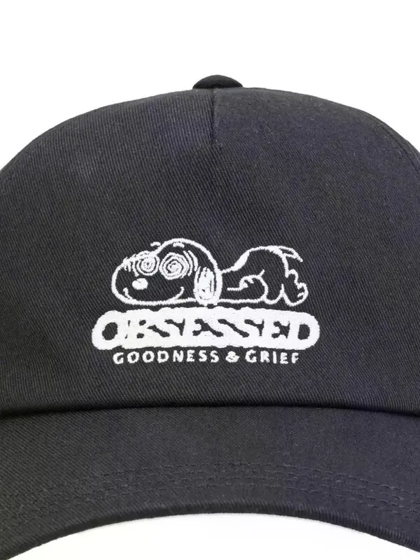 Iceberg Embroidered Baseball Cap - Black