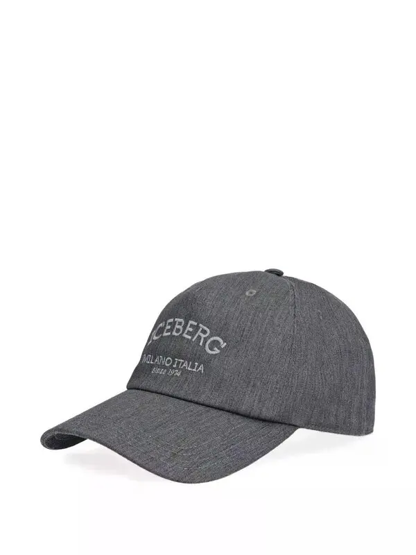 Iceberg Embroidered Baseball Cap - Grey