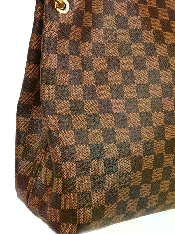 LOUIS VUITTON Damier Graceful Tote Bag - Brown